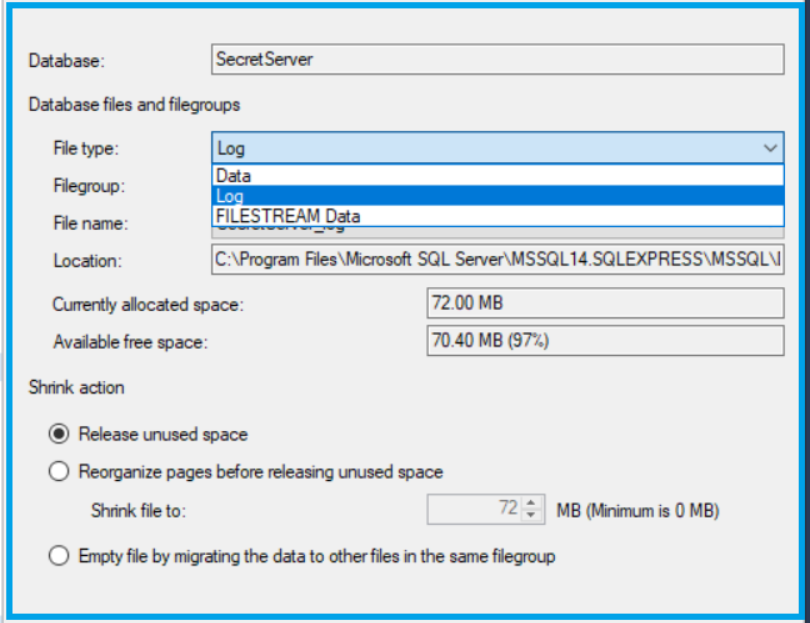 How To Shrink Sql Server Ldf Log File